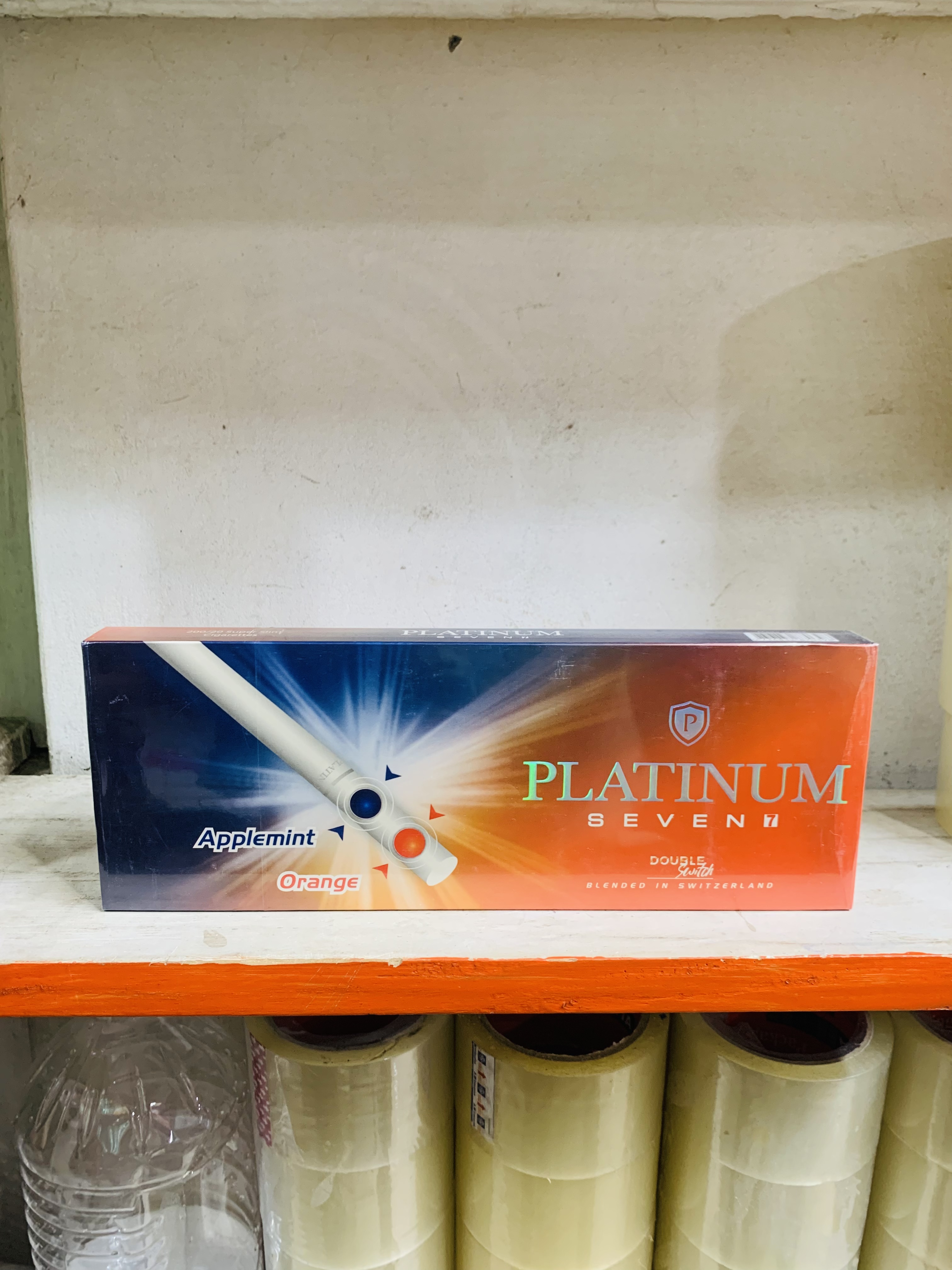 Platinum Seven 7 Double Switch -Applemint / Orange Supper Slim - The Smoke Shop Bd